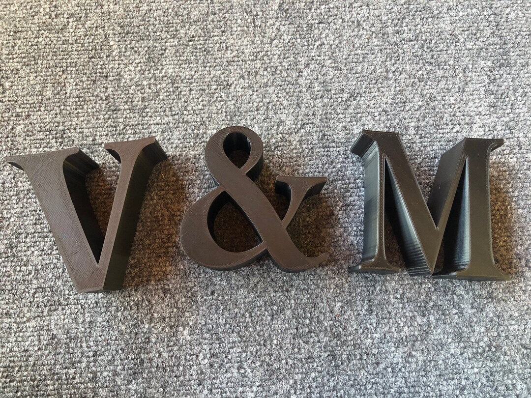 3D Custom Letters - Etsy