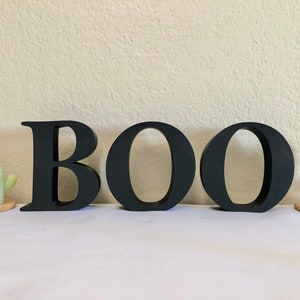 3D Letters for Halloween Decorations! BOO! - Etsy