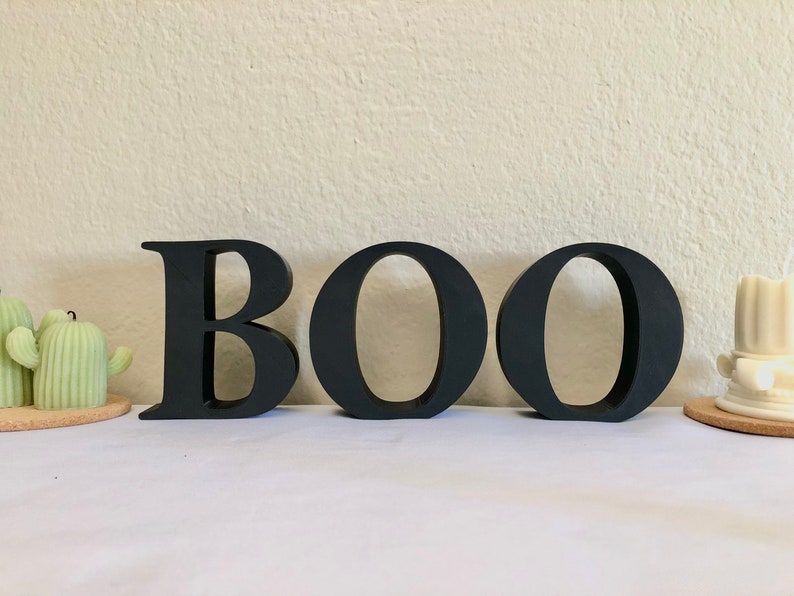 3D Letters for Halloween Decorations! BOO! - Etsy