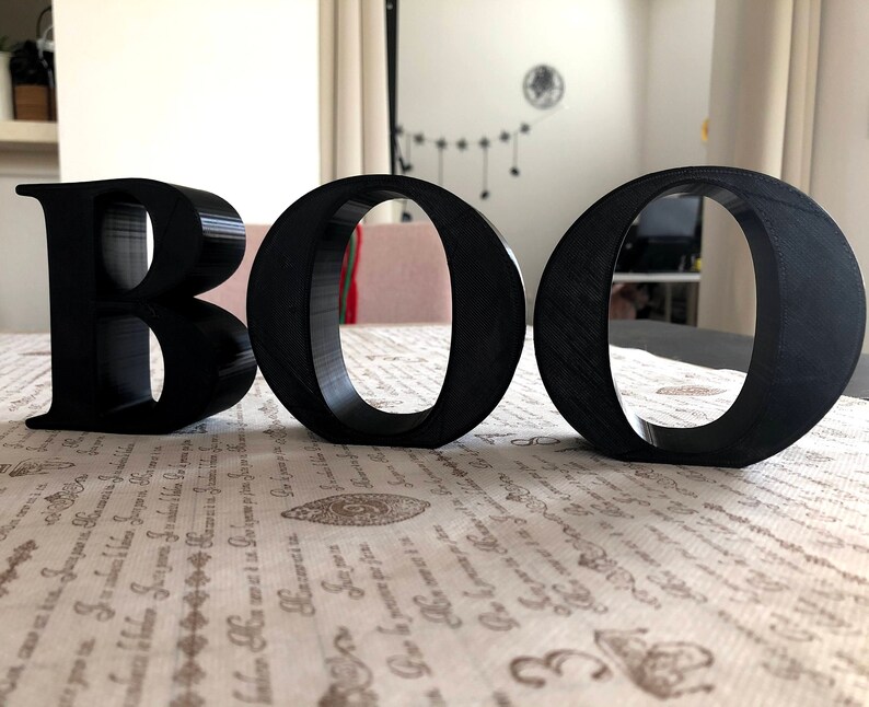 3D Letters for Halloween Decorations! BOO! - Etsy