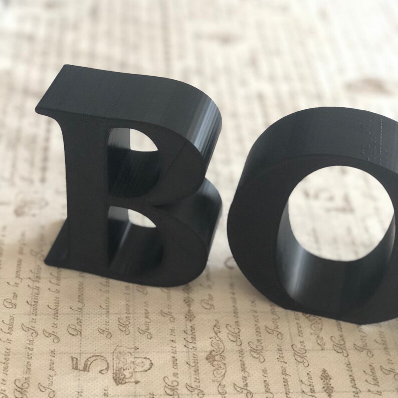 3D Letters for Halloween Decorations! BOO! - Etsy