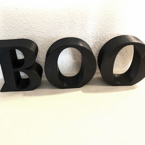 3D Letters for Halloween Decorations! BOO! - Etsy