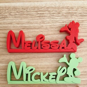 Customizable Disney Styled Name Plate 5 Long - Etsy