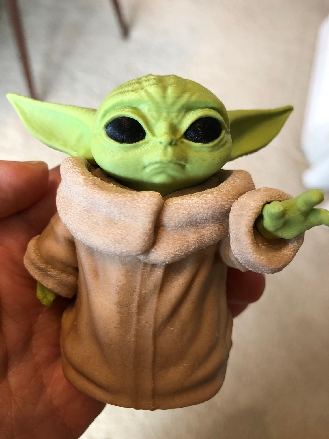 Baby Yoda 3D Printed Figurine - Etsy