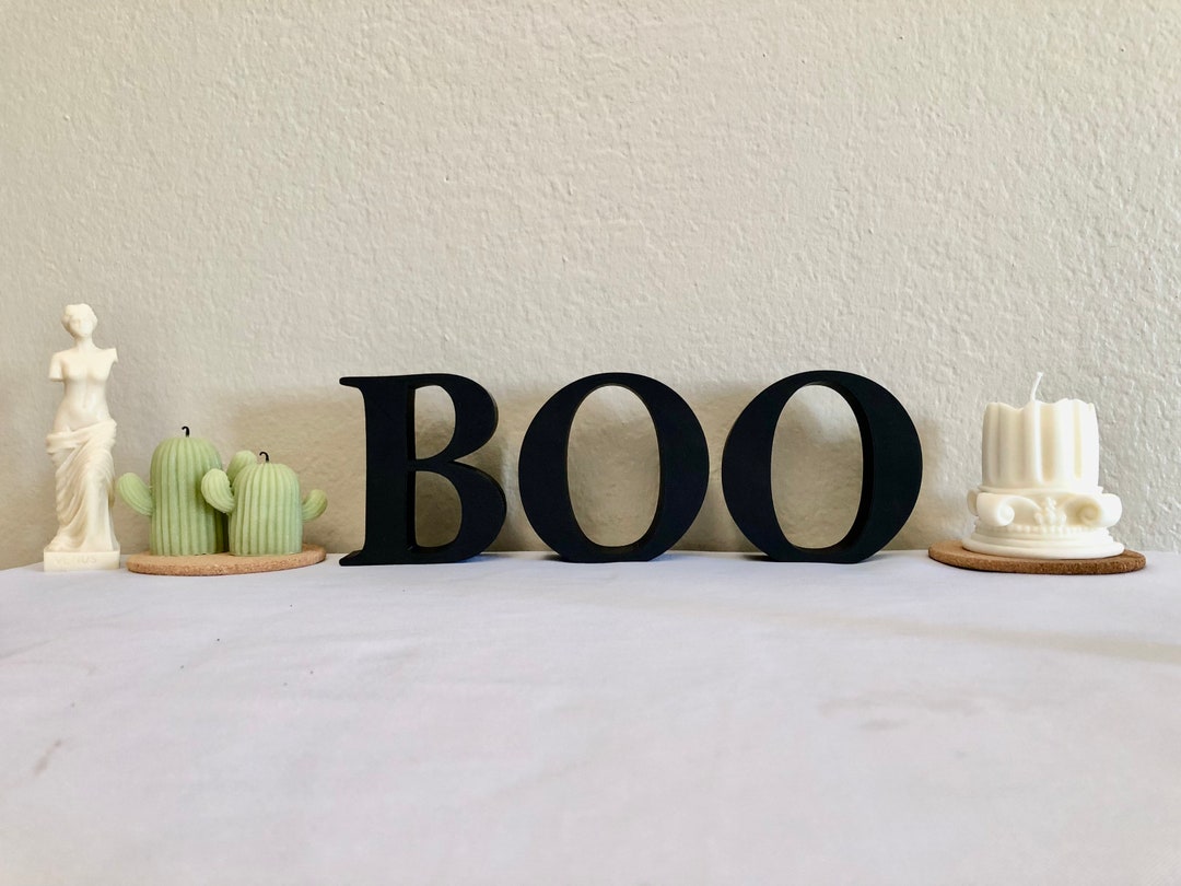 3D Letters for Halloween Decorations! BOO! - Etsy