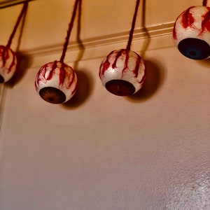 Spooky Eyeballs for Halloween Decorations! SET of 2 - Etsy
