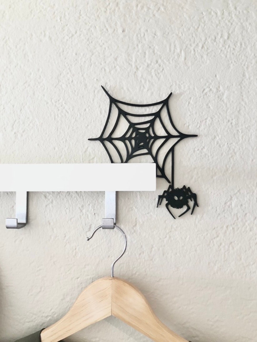Halloween Door Corner Sign | Spider Web | Halloween Decor - Etsy