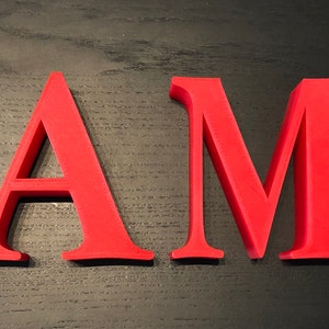 3D Custom Letters - Etsy