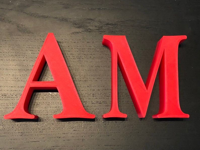 3D Custom Letters | Etsy