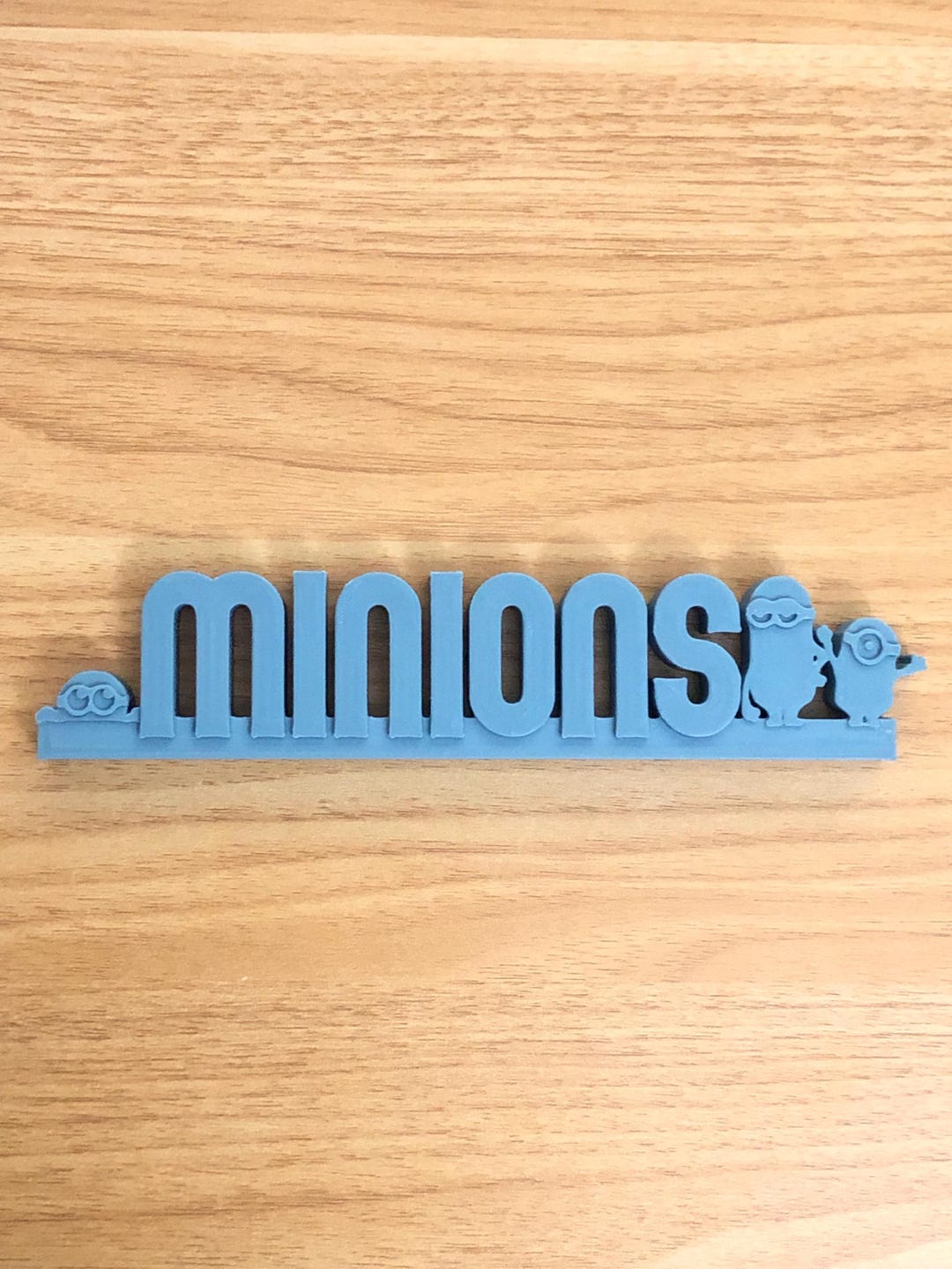 Customizable Minions Styled Name Plate - 7" Long - Etsy
