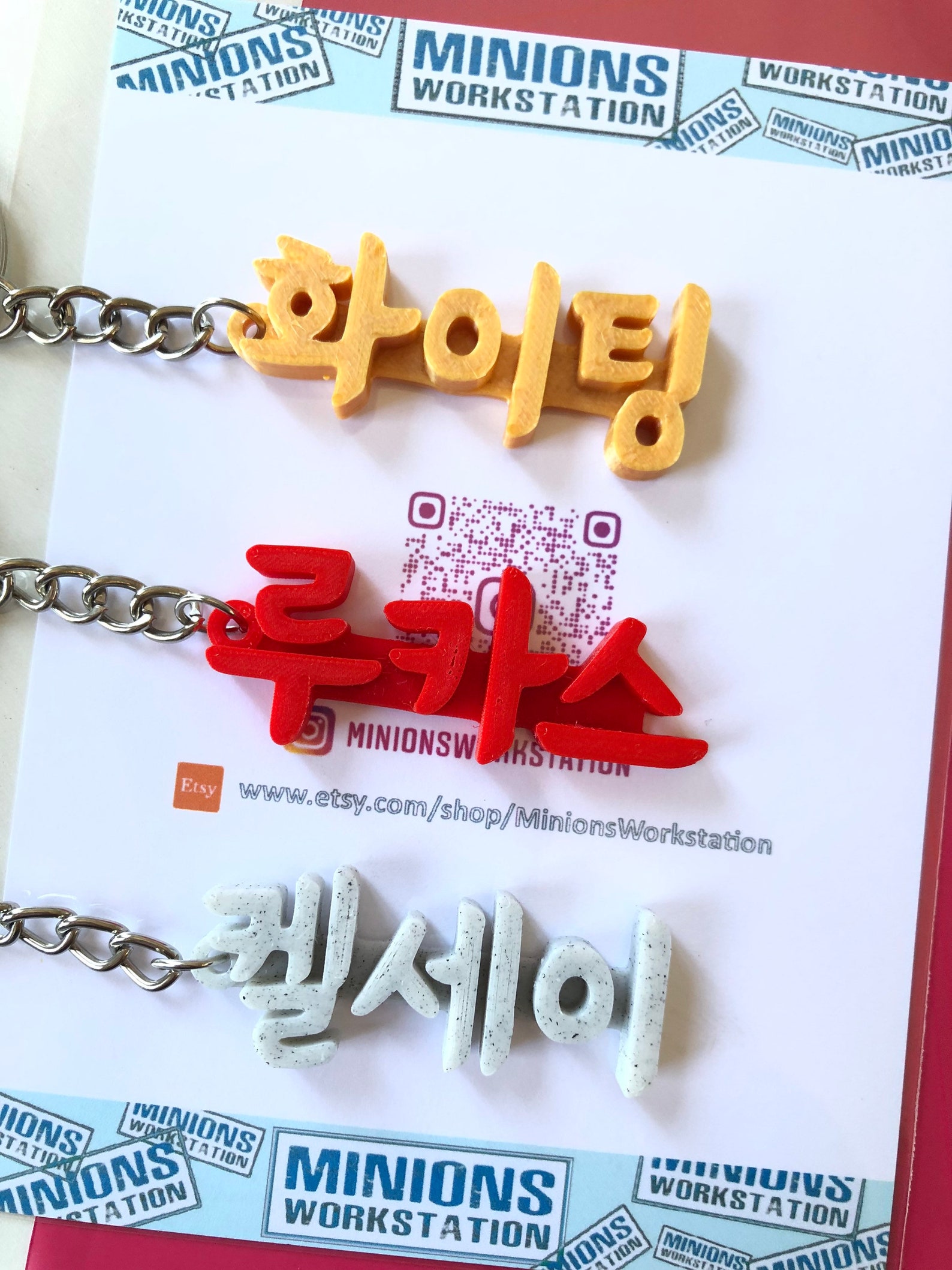 Personalized Korean Name Keychain Korean Name Keyring - Etsy
