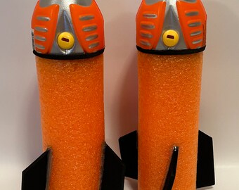 Nerf Titan Replacement Rockets Set of 4 X-strike Black - Etsy