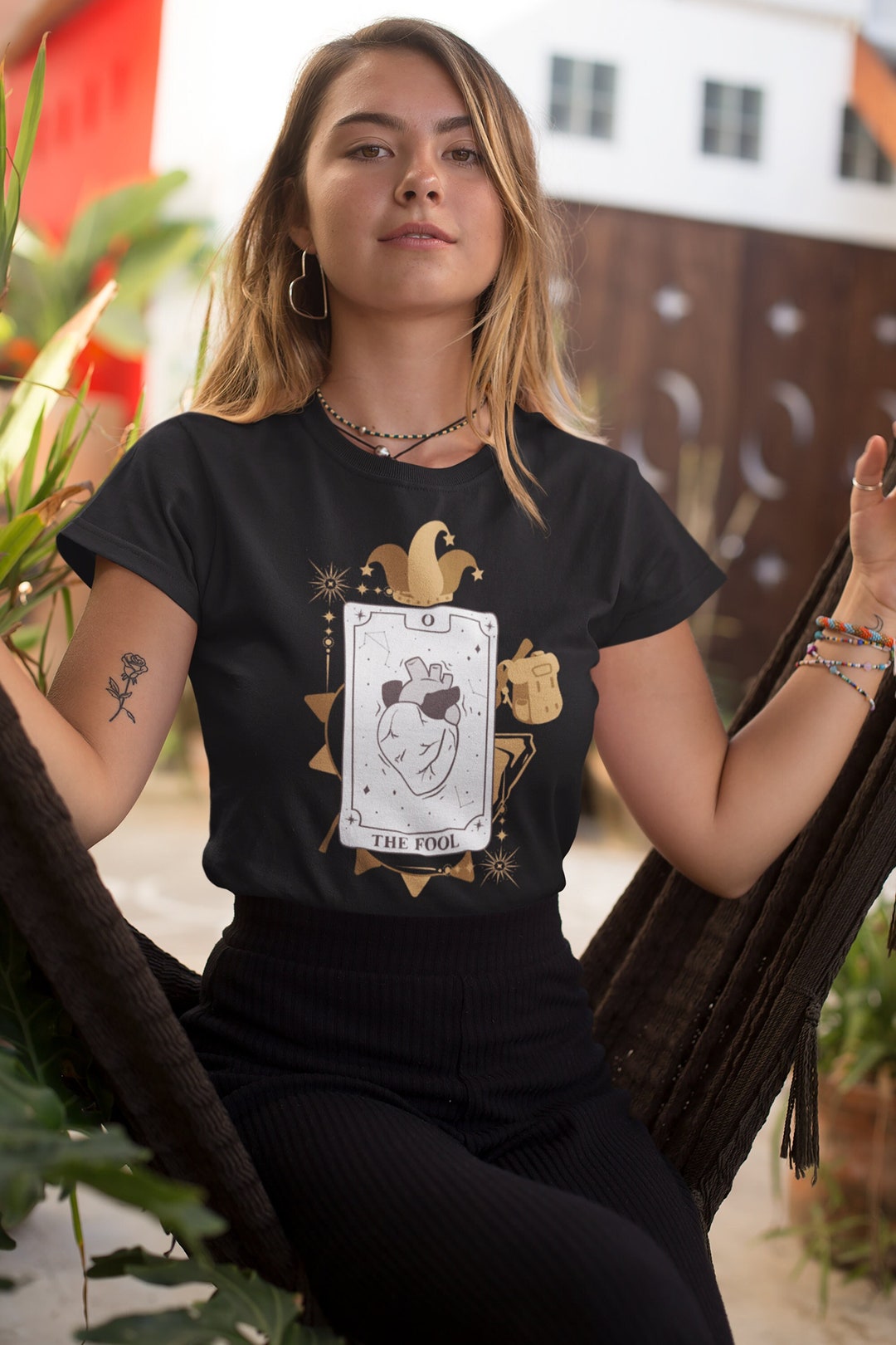 The Fool Tarot Card Shirt, Witch Tarot Clothes, Witchy Shirt, Mystical ...