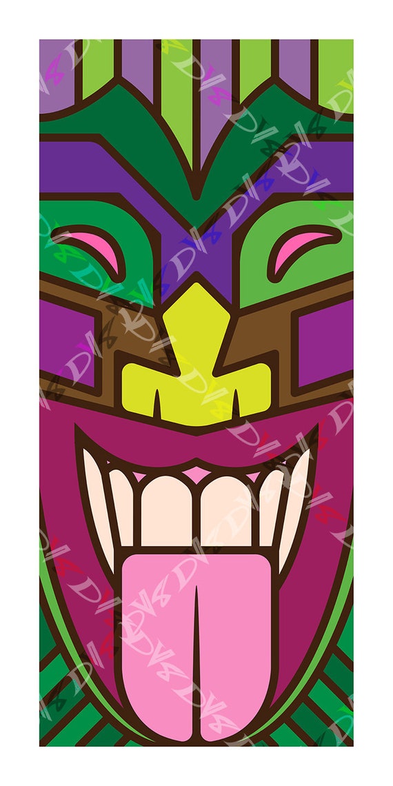 Tiki Titans Series 1 BUD Digital Svg Eps Pdf Jpg Tiki - Etsy