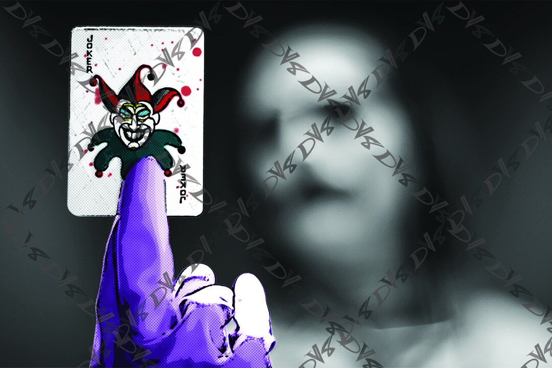 Joker, W Card, B&W Background, Snyder Cut Joker, Jared Leto Joker - Etsy