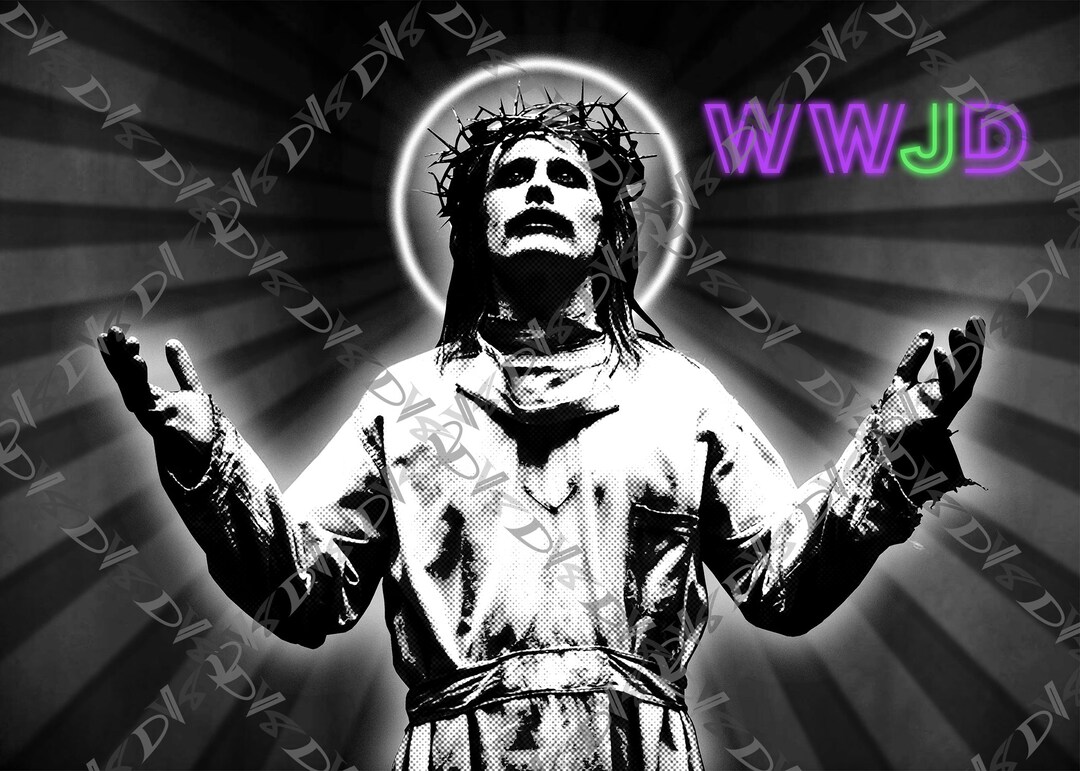Joker, WWJD, B&W Background, Neon, Snyder Cut Joker, Jared Leto Joker ...