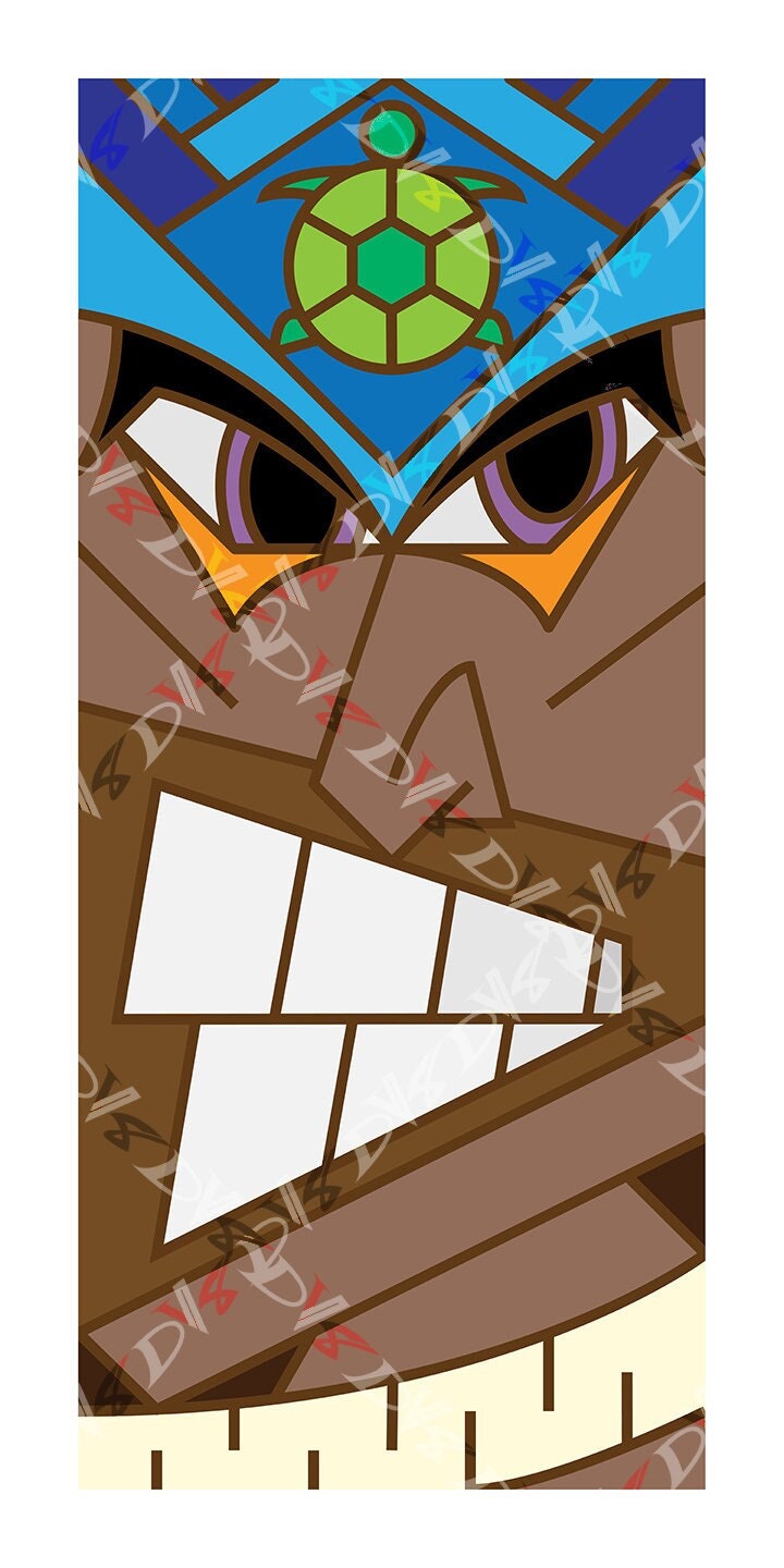 Tiki Titans Series 1 SAM Digital Svg Eps Pdf Jpg Tiki - Etsy