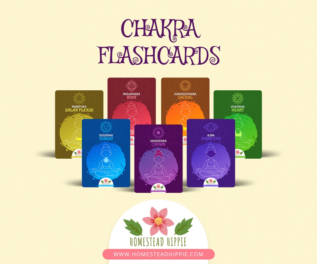 Chakra Flash Cards, Chakras for Kids, Chakra Balancing, Homeschooling ...
