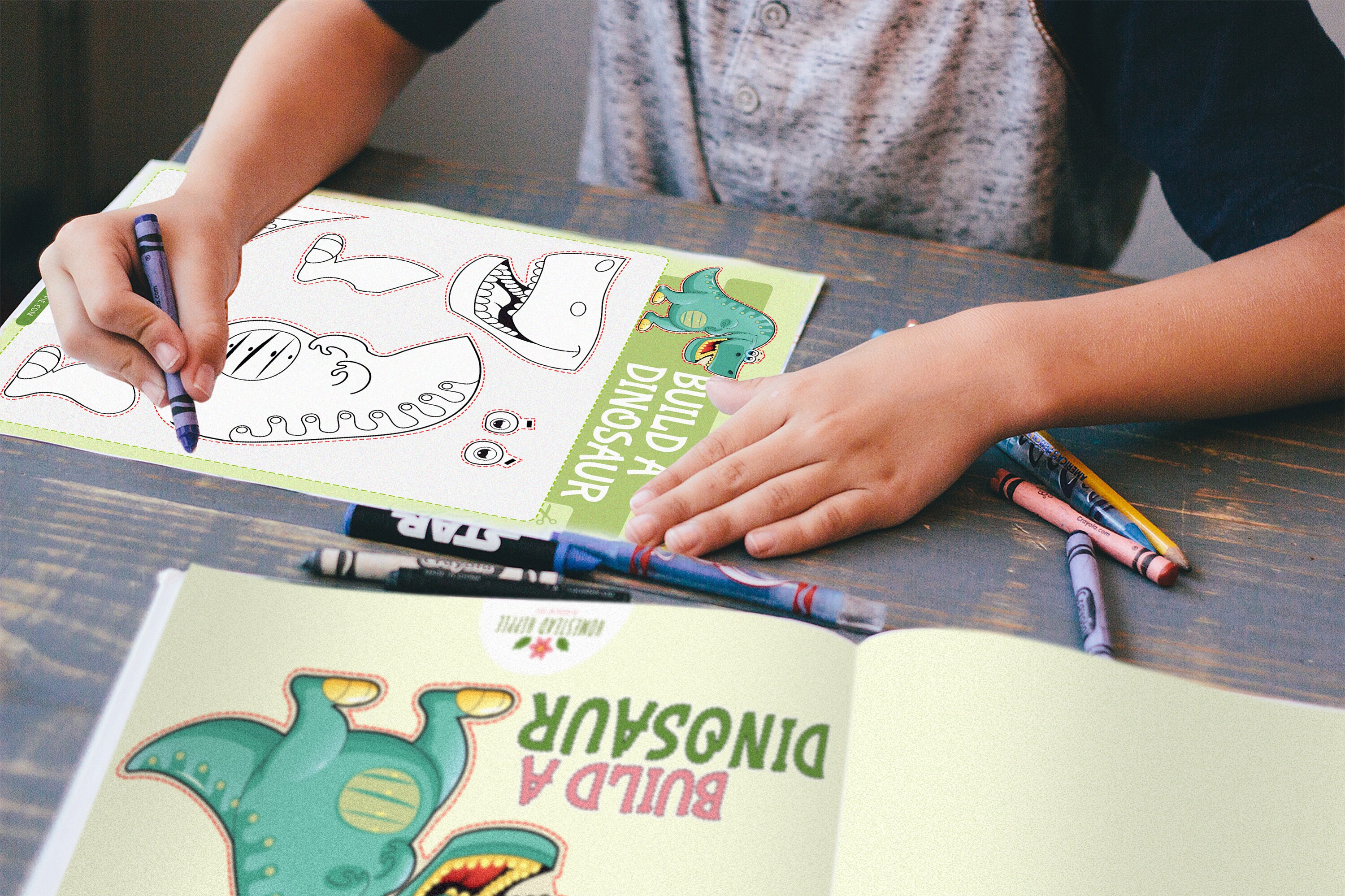 Build A Dinosaur, Kids Activities, Montessori, Homeschool Resource ...