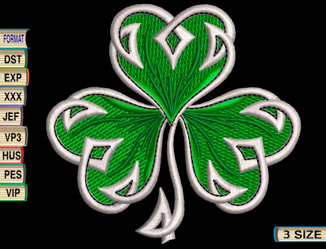 Clover Custom Machine Embroidery Design File - Etsy