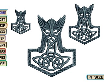 Thors Hammer Design - Etsy