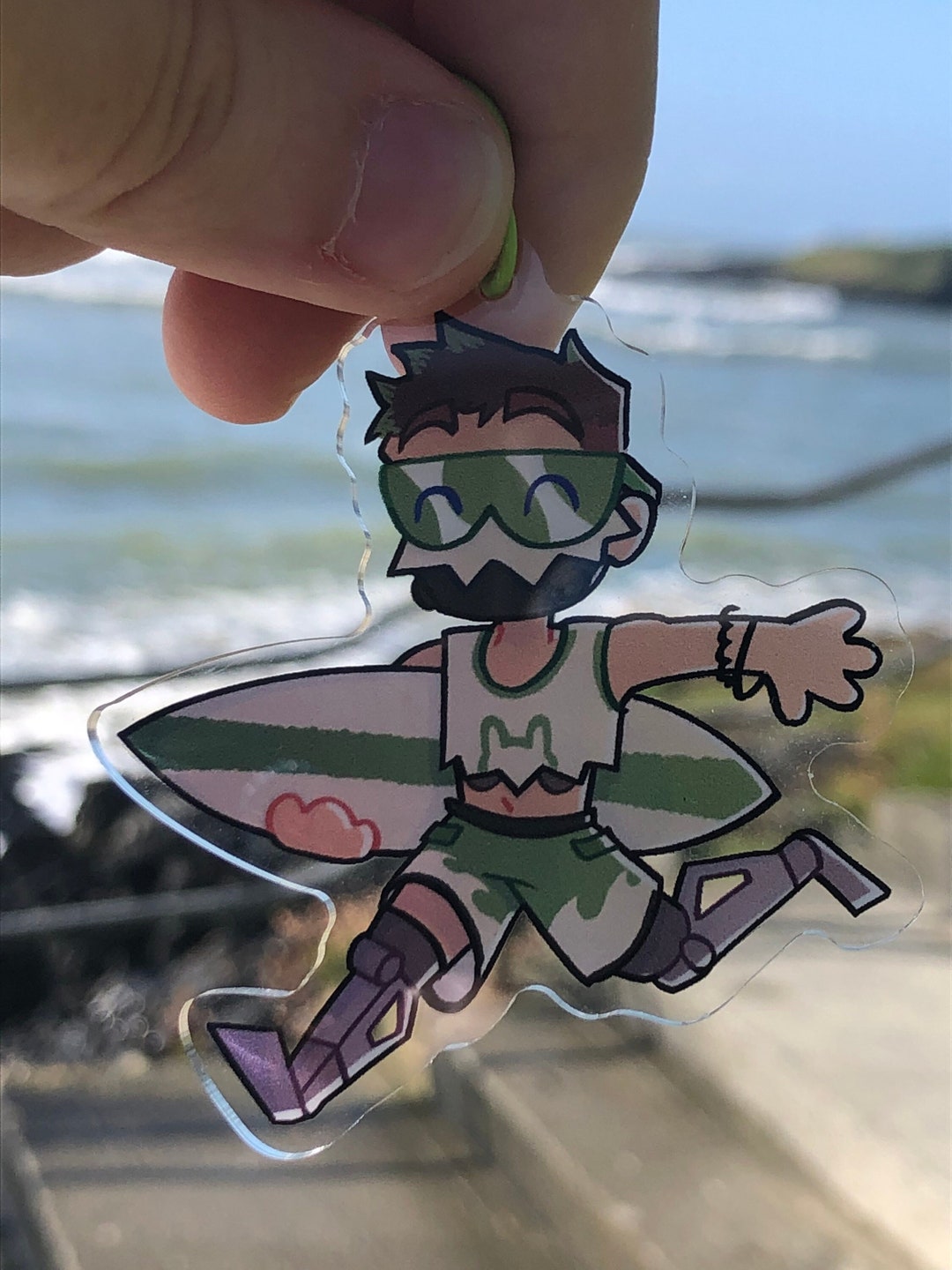 Octane Apex Surfer Keychain - Etsy