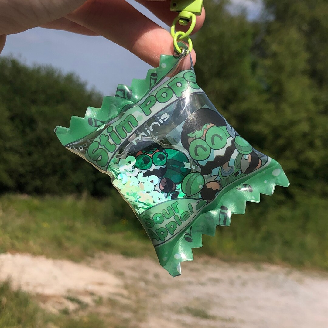 Octane Stim Pops Shaker Keychain - Etsy