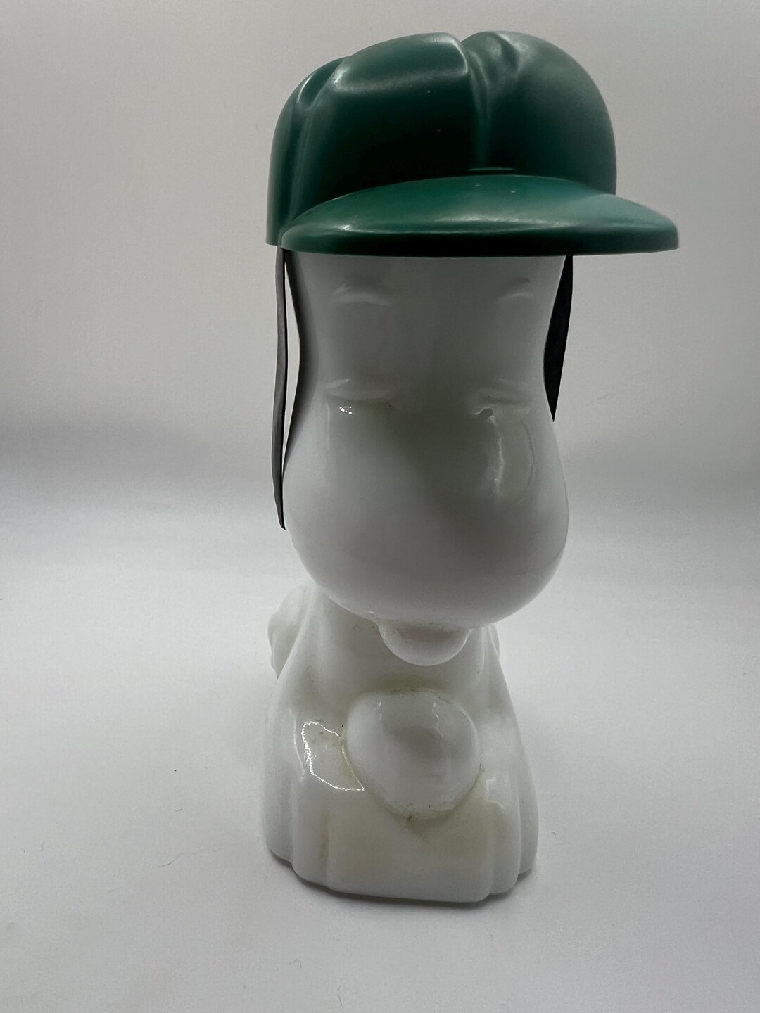Snoopy AVON Vintage After Shave Milk Glass Bottle Peanuts Hat Lid - Etsy
