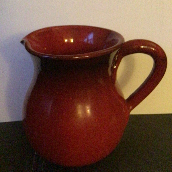 Red Ceramic Pitcher - Etsy