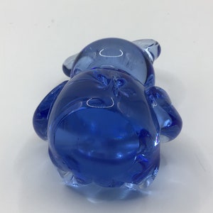 Blue Art Glass Mouse Sculpture United States Commemerative Fine Art ...