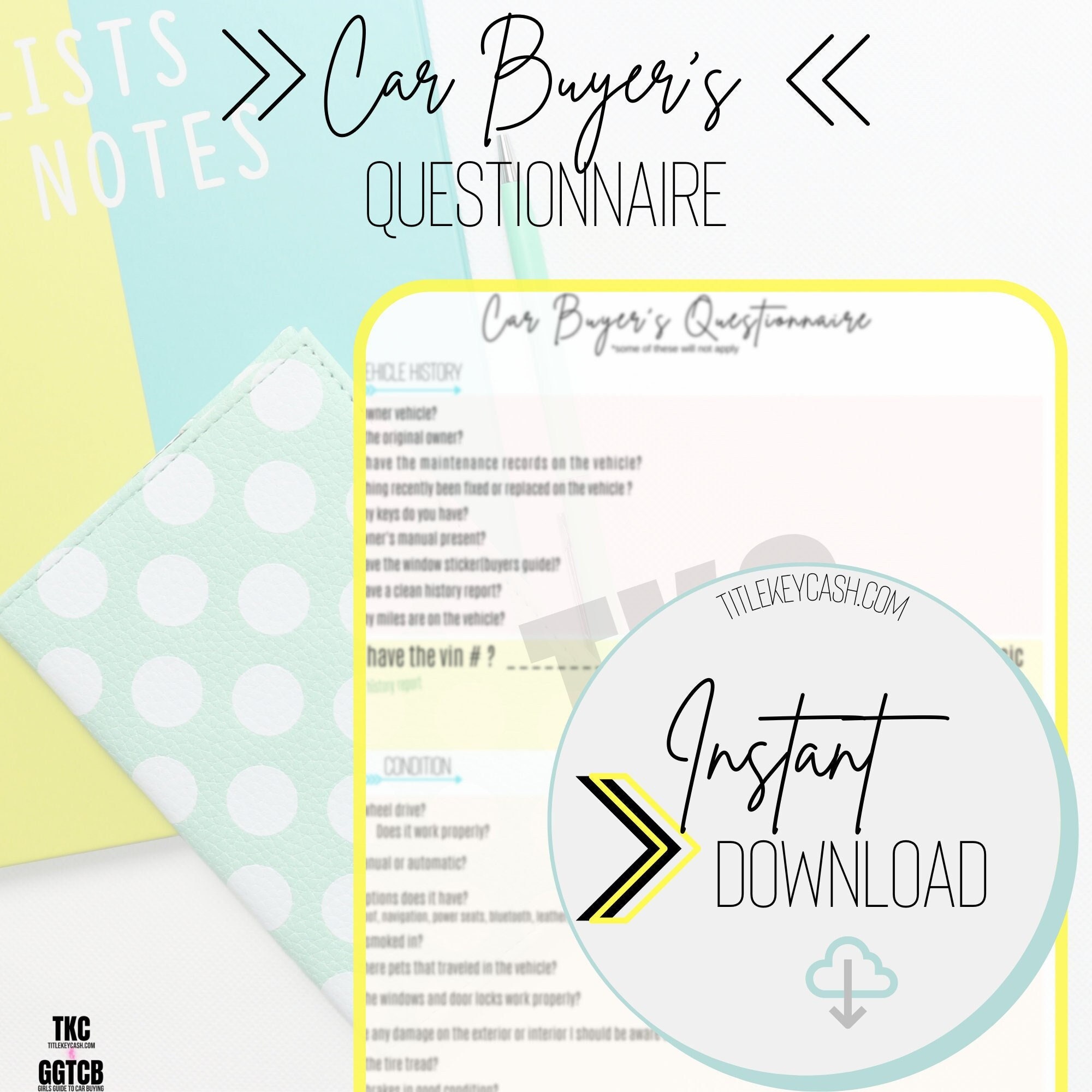 Car Buying Guide | Car Buying Checklist | Buying Used Car Checklist ...