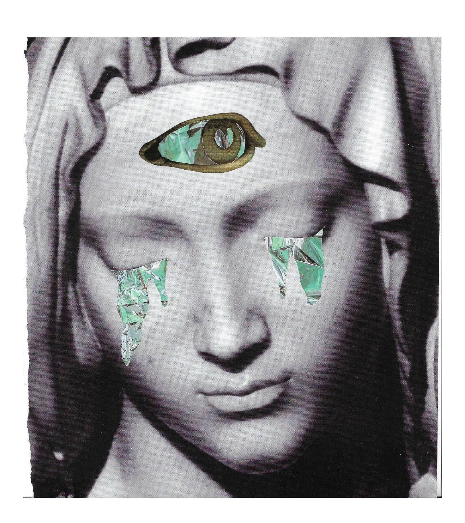 Collage Art | Original Collage | "3rd Eye Tears" - Etsy