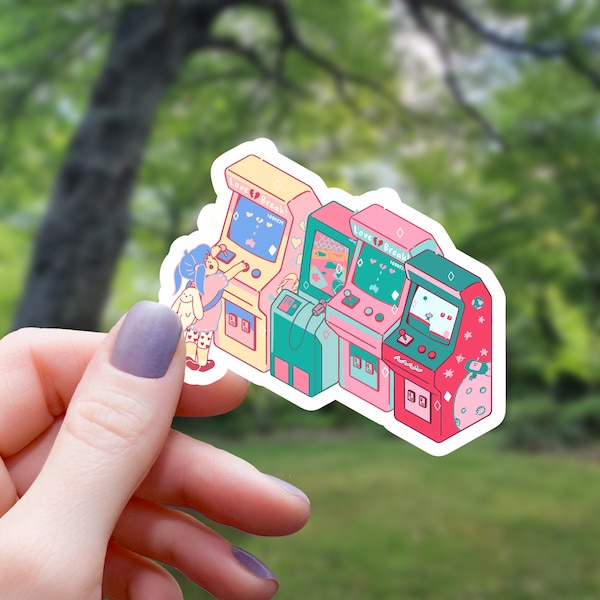 Arcade Stickers - Etsy