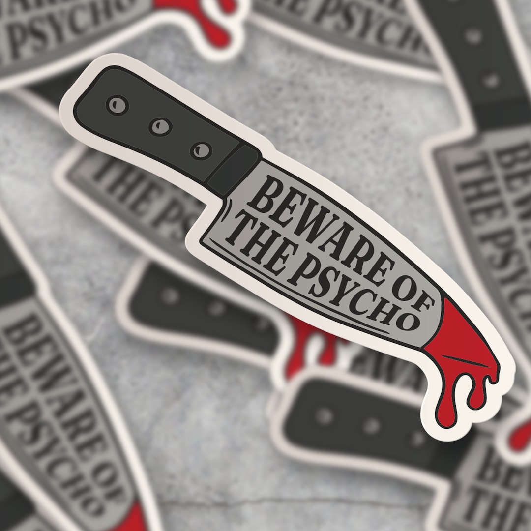 Murder Knife Sticker True Crime Sticker Crime Sticker Waterproof ...