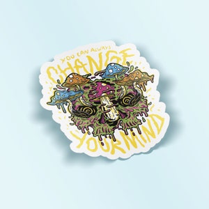 You Can Always Change Your Mind Sticker | Vinyl Sticker | Water Bottle ...