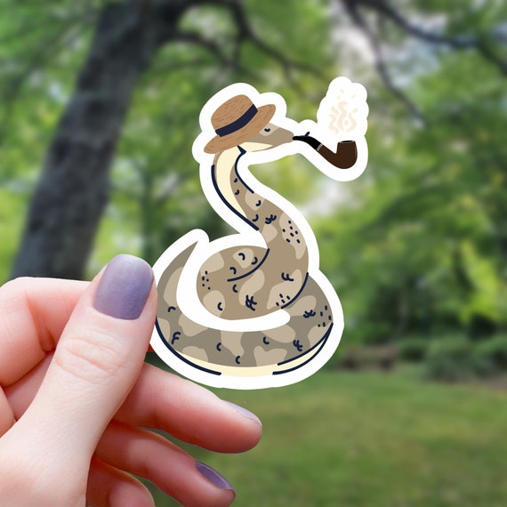Corn Cob Snake Sticker Smoking Sticker Vinyl Sticker - Etsy