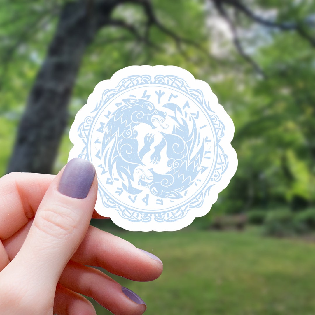 Viking Runes Sticker Norse Sticker Water Bottle Sticker Laptop Sticker ...