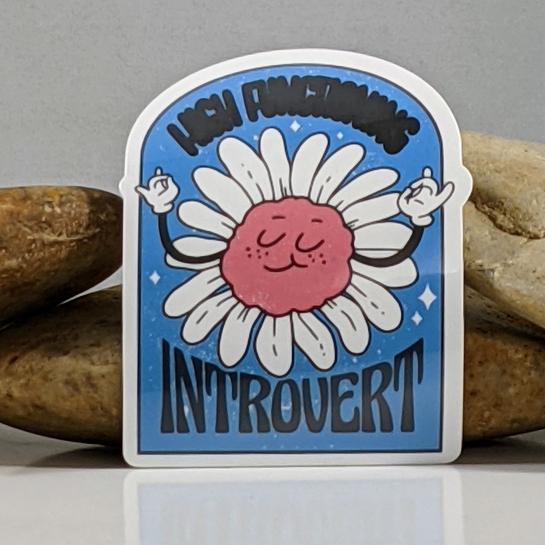 High Functioning Introvert Sticker | Parody Sticker | Funny Sticker ...