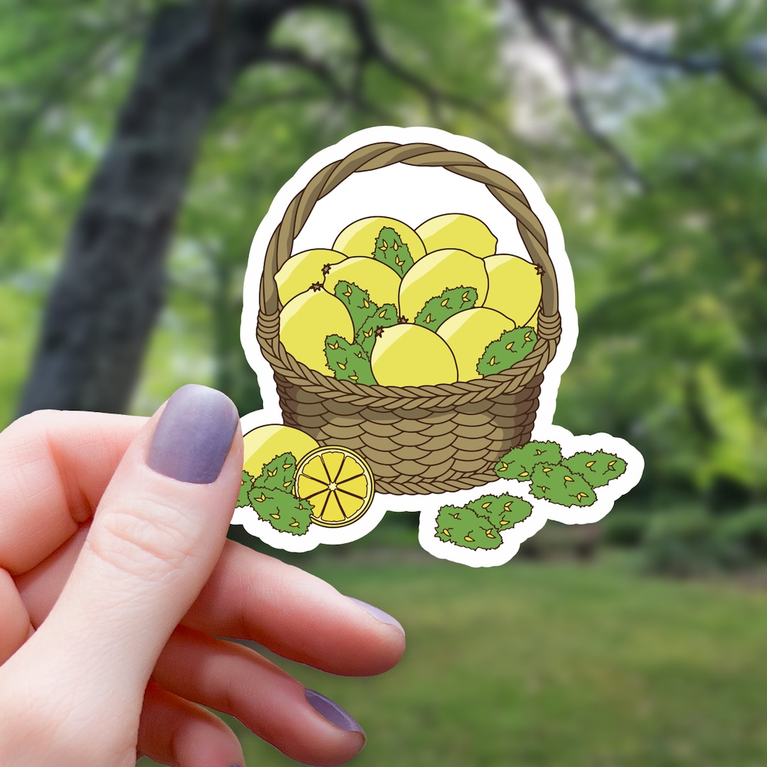 Lemon Kush Cannabis Sticker | Weed Sticker | Water Bottle Sticker ...