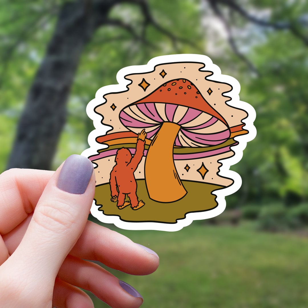 Ape Mushroom Sticker | Ape Sticker | Water Bottle Sticker | Laptop ...