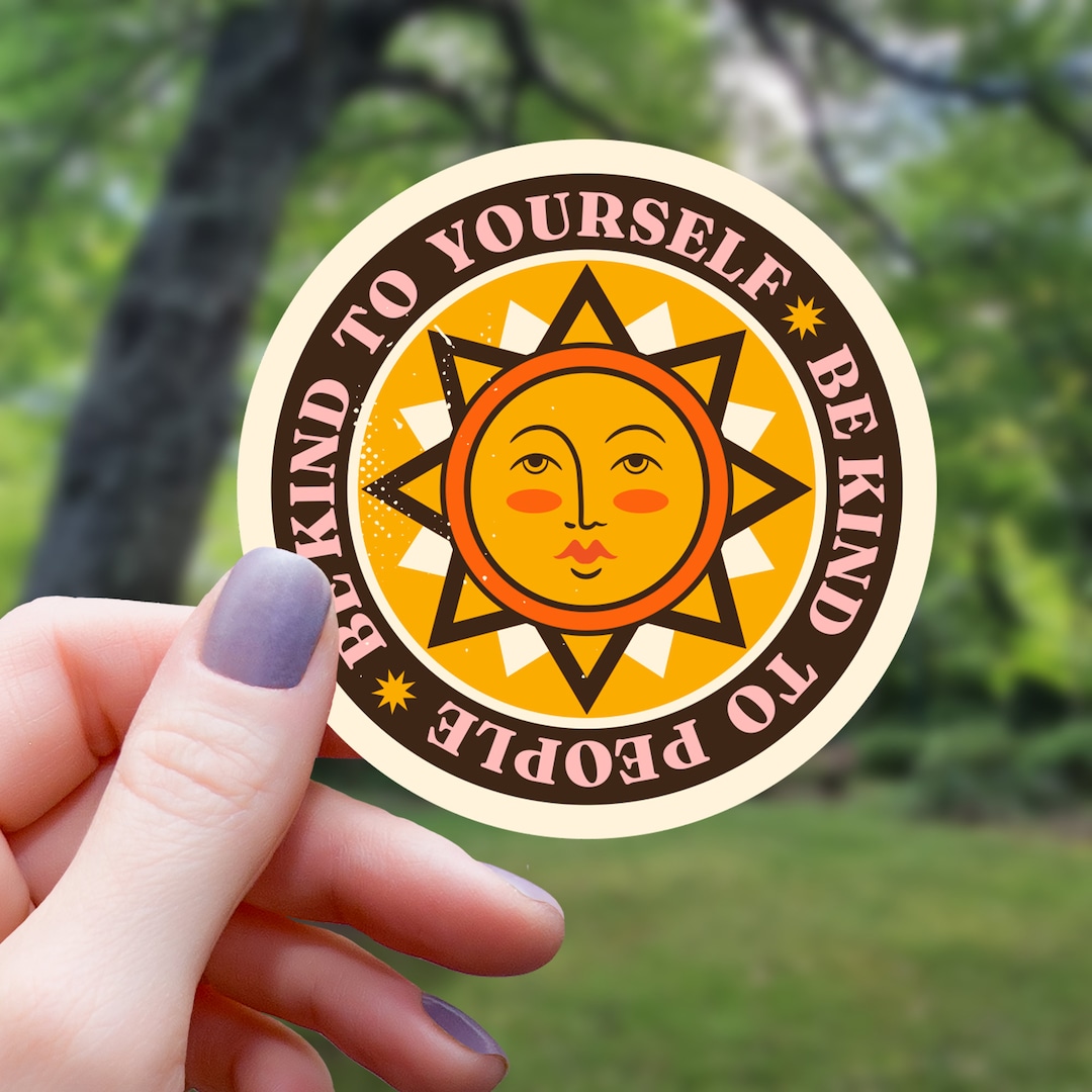 Be Kind to Yourself Sticker | Kindness | Water Bottle Sticker | Laptop ...
