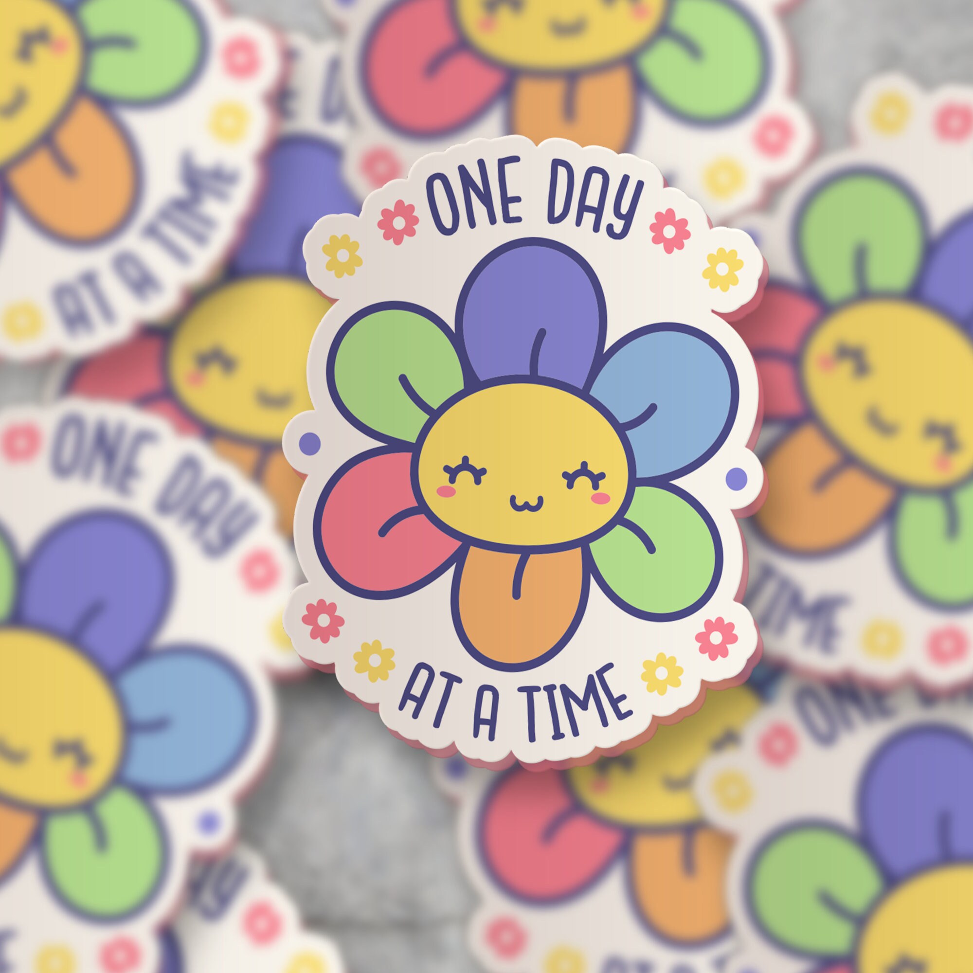 One Day at A Time Sticker One Day Sticker Support Sticker - Etsy