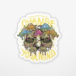 You Can Always Change Your Mind Sticker | Vinyl Sticker | Water Bottle ...