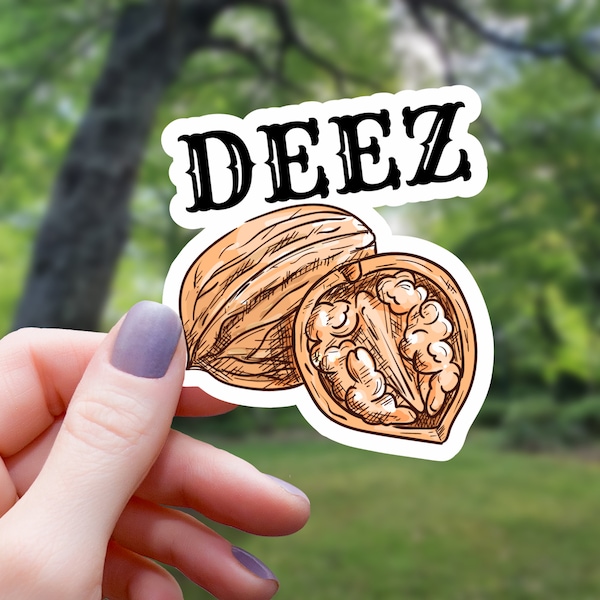 Deez Nuts Sticker - Etsy
