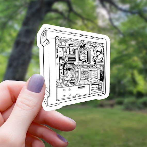 Gaming PC Sticker PC Sticker Vinly Sticker Laptop - Etsy