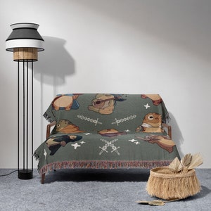 Traveling Toadsters Woven Blanket Tabletop Rpg Blanket Nerdy Blanket ...