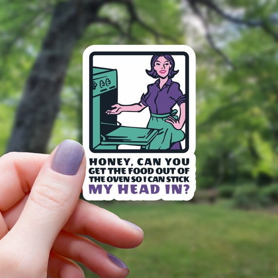 Funny Feminist Sticker Housewife Sticker Vinly Sticker - Etsy