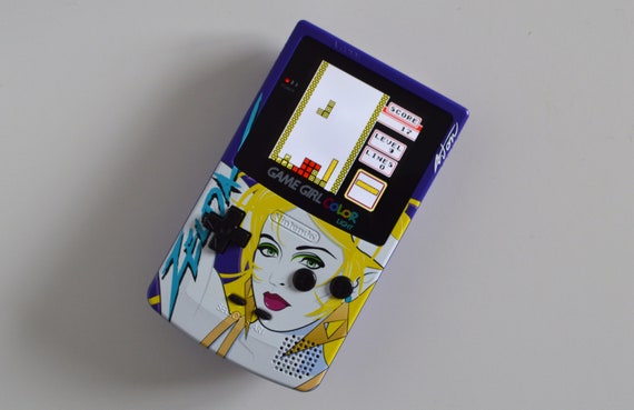 Princess Zelda Nintendo Game Girl Color GBC Purple | Etsy