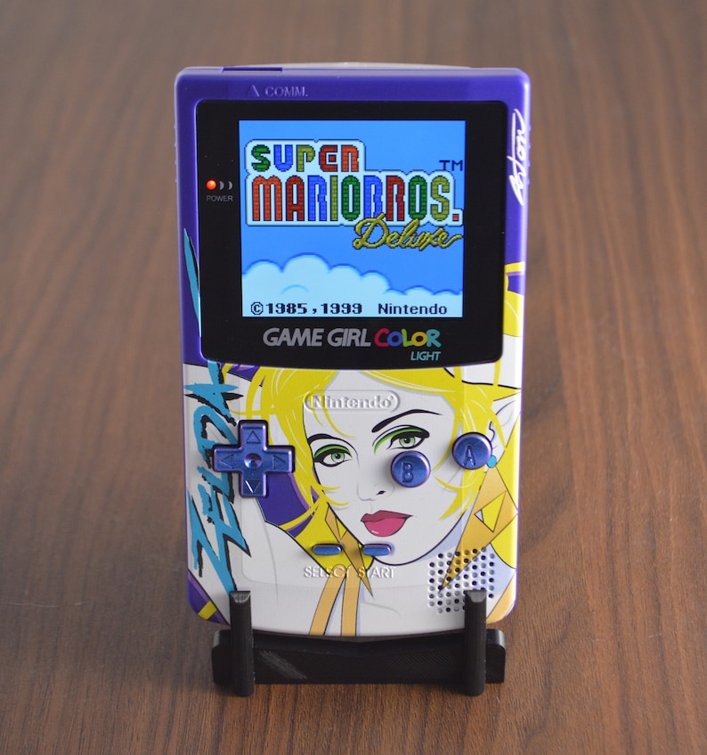 Princess Zelda Nintendo Game Girl Color (GBC) Purple - Funnyplaying ...