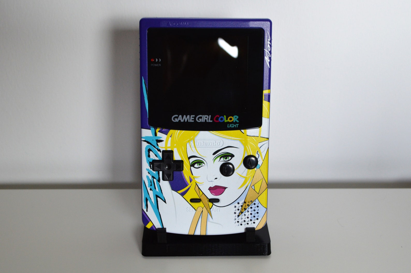 Princesa Zelda Nintendo Game Girl Color GBC Púrpura - Etsy España